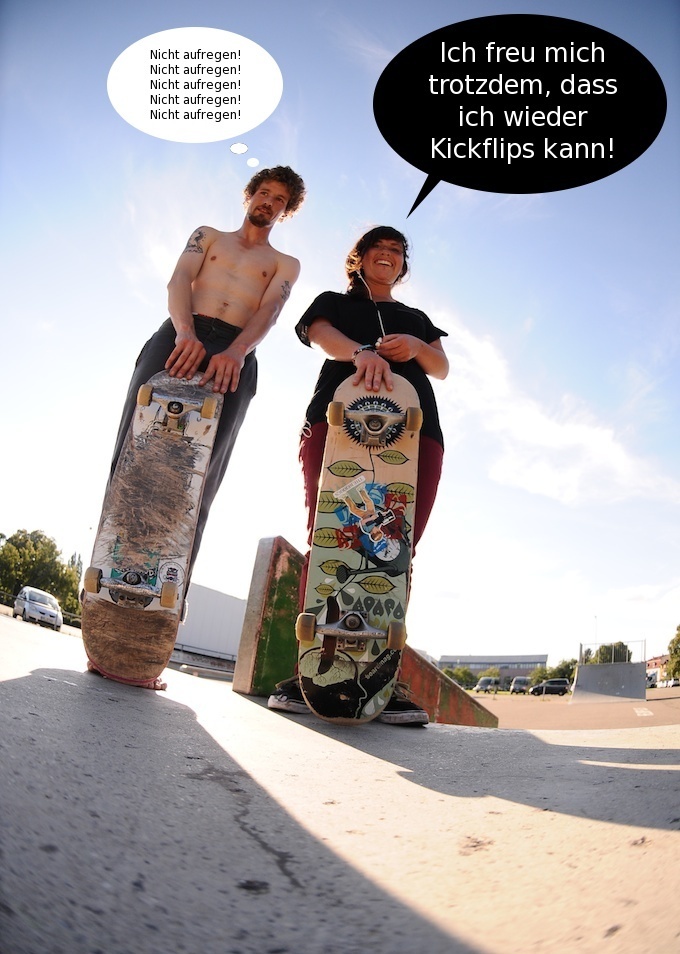 Comic - Jenny Fuchs & die Suche nach dem verlorenen Kickflip